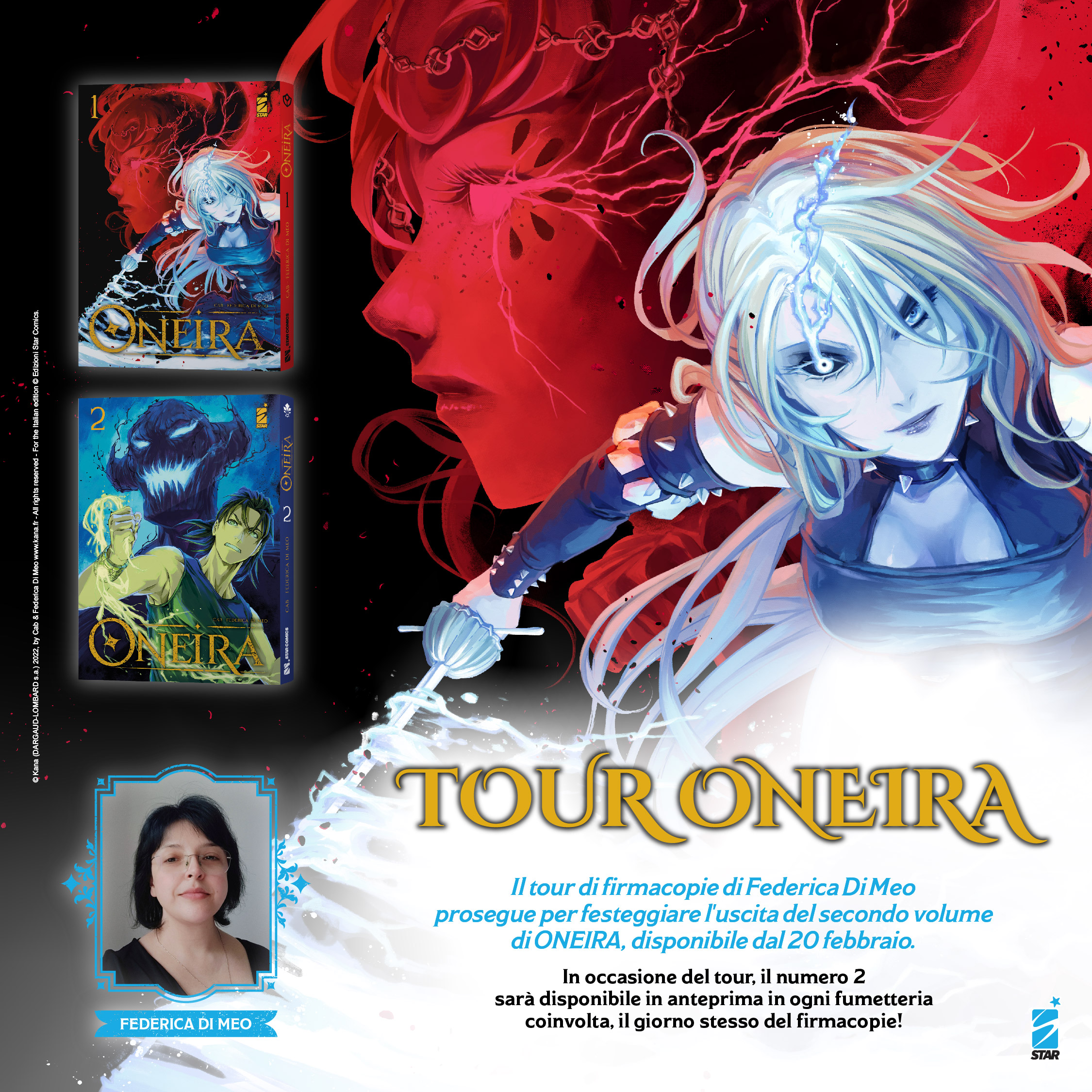 Star Comics | FEDERICA DI MEO IN TOUR PER PRESENTARE ONEIRA